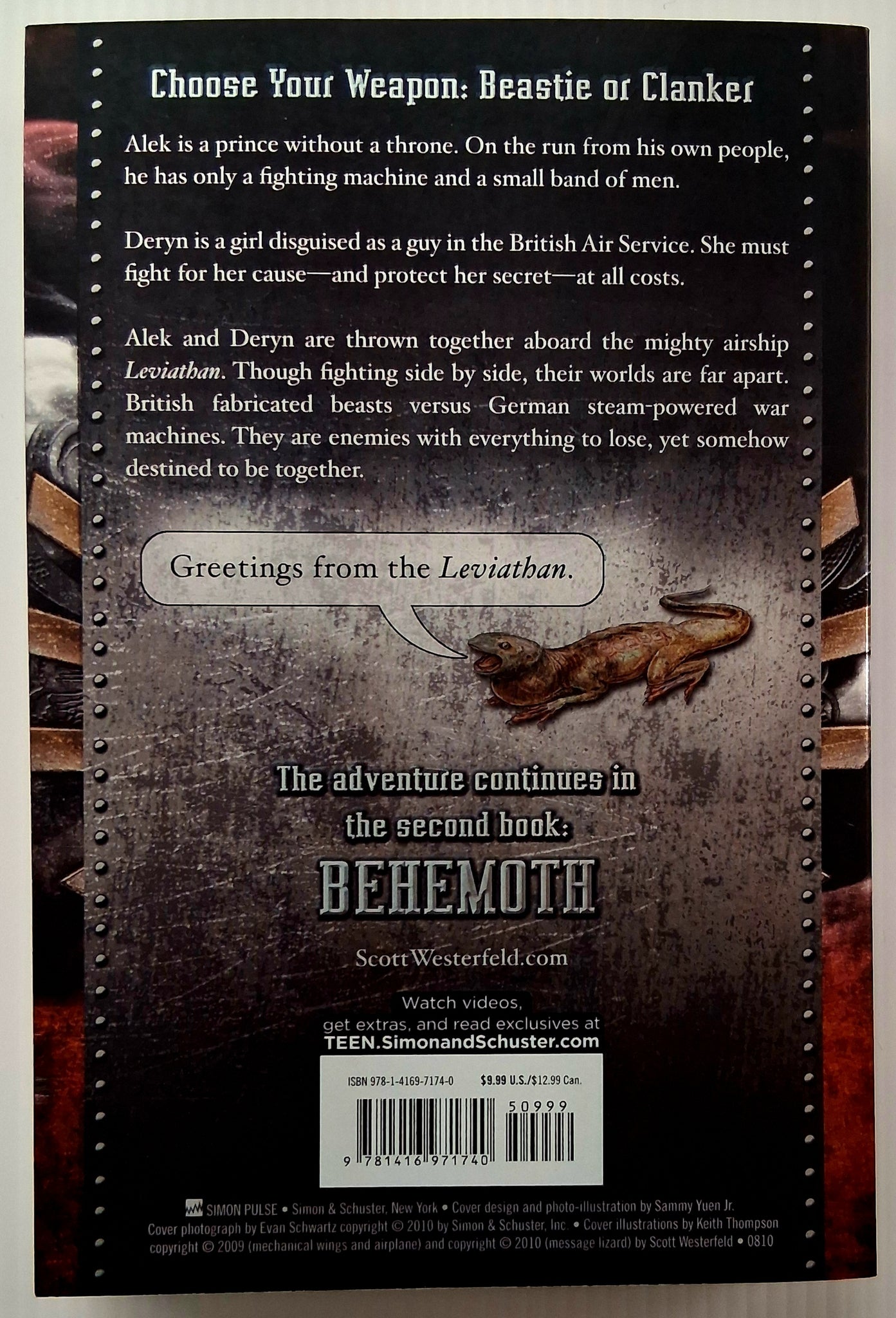 LEVIATHAN - Scott Westerfeld – Goodwill Bookstore - London Adelaide