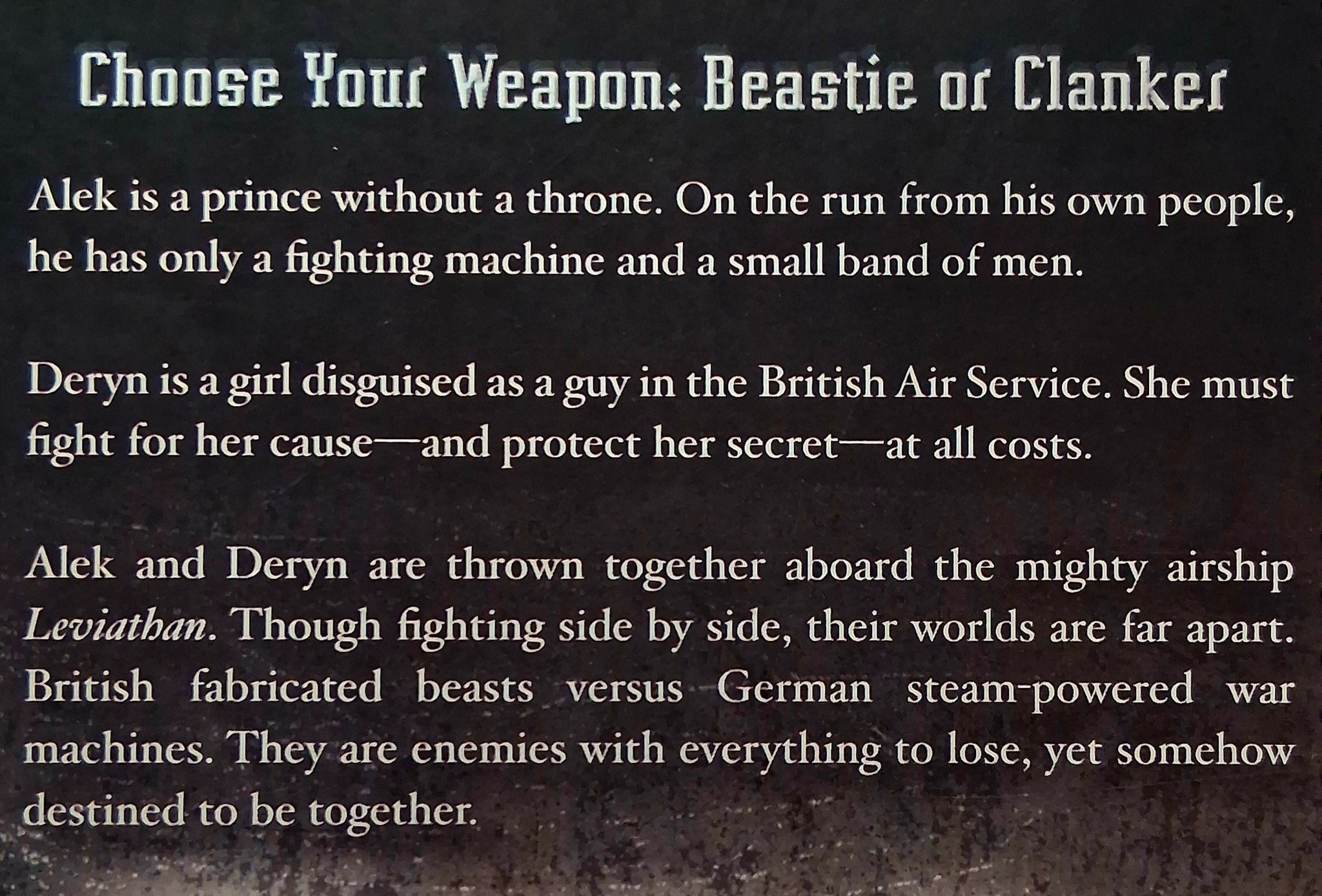 LEVIATHAN - Scott Westerfeld – Goodwill Bookstore - London Adelaide